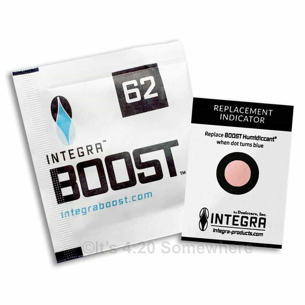 INTEGRA BOOST 62-Percent RH 2-Way Humidity Control Pack, 4 gram - 12 Pack - It's 4:20 Somewhere