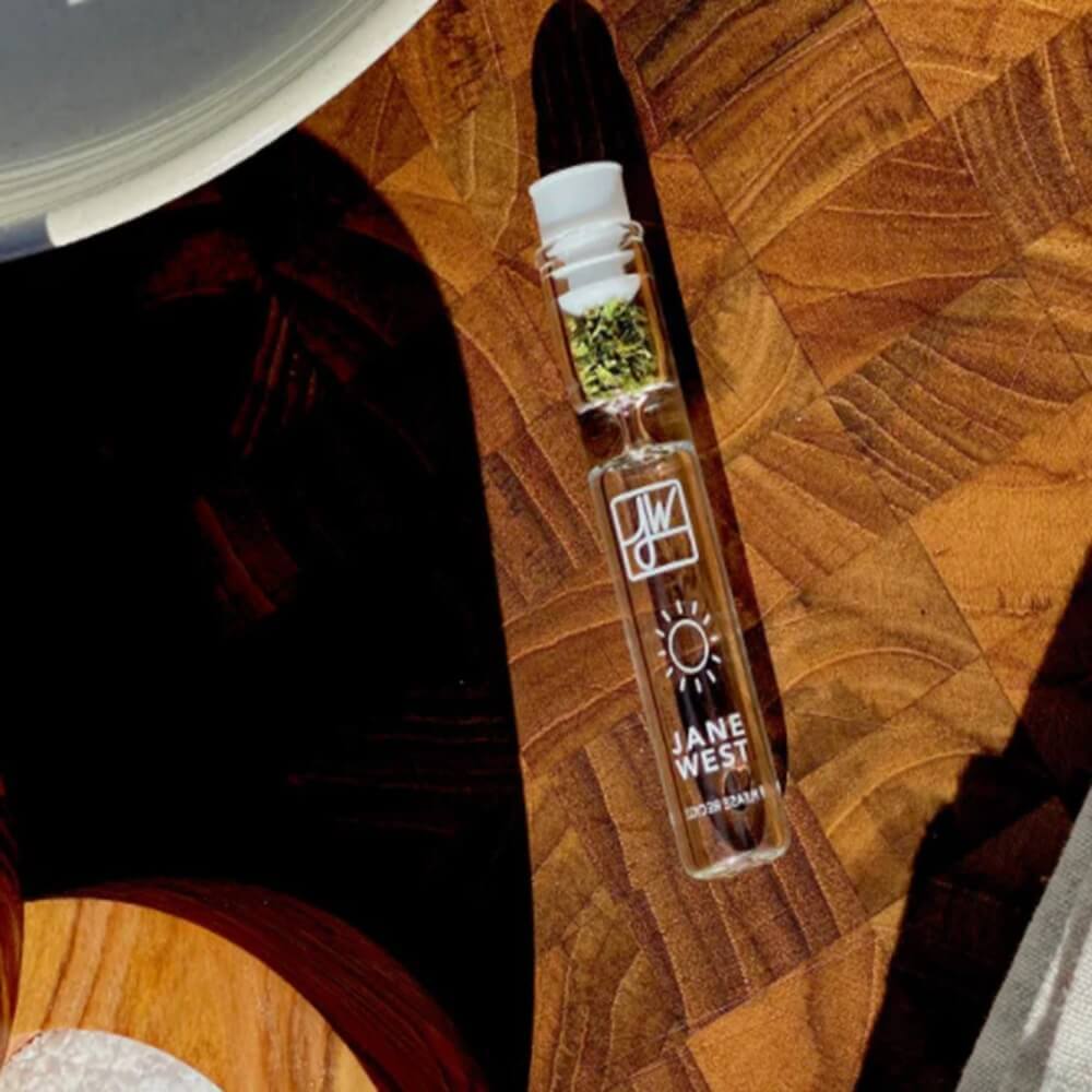 Jane West Travel Pipe Chillum - White - It's 4:20 Somewhere