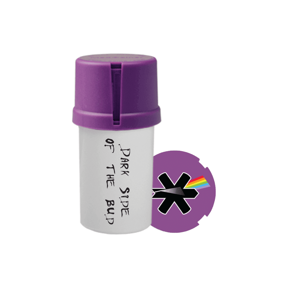 The Medtainer Storage w/ Grinder "Dark Side Of The Bud" - 20 Dram - It ...