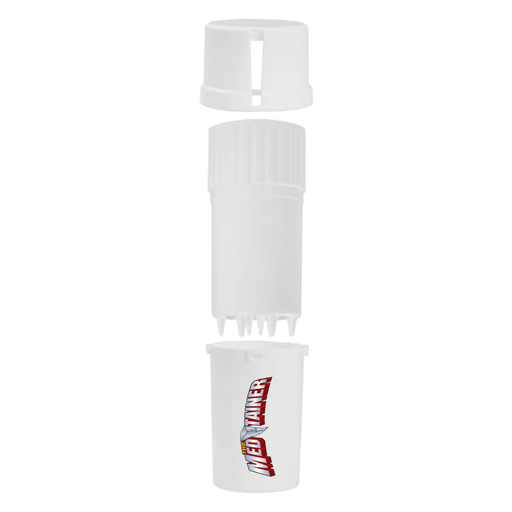 The Medtainer Storage w/ Grinder "PowerTainer" PowerTainer - 20 Dram ...