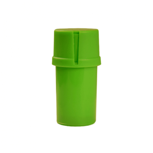 The Medtainer Storage w/ Grinder Solid Green - 20 Dram