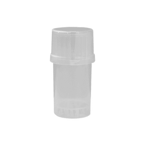 The Medtainer Storage w/ Grinder Translucent Clear - 20 Dram - It's 4: ...