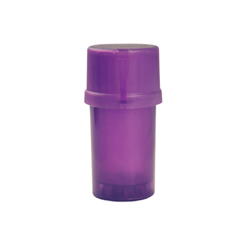 The Medtainer Storage w/ Grinder Translucent Purple - 20 Dram - It's 4: ...