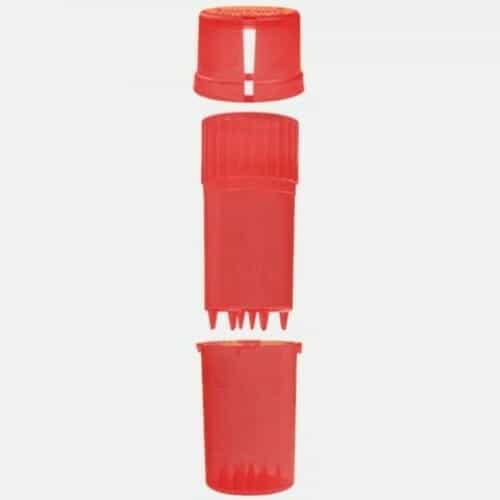 The Medtainer Storage w/ Grinder Translucent Red, 20 Dram - It's 4:20 ...