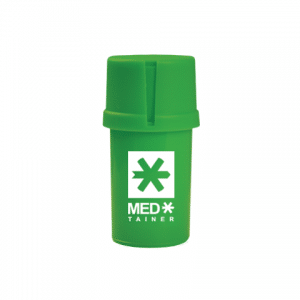 Medtainer | Storage w/ Grinder Green w/ White Medtainer | Logo - 20 ...