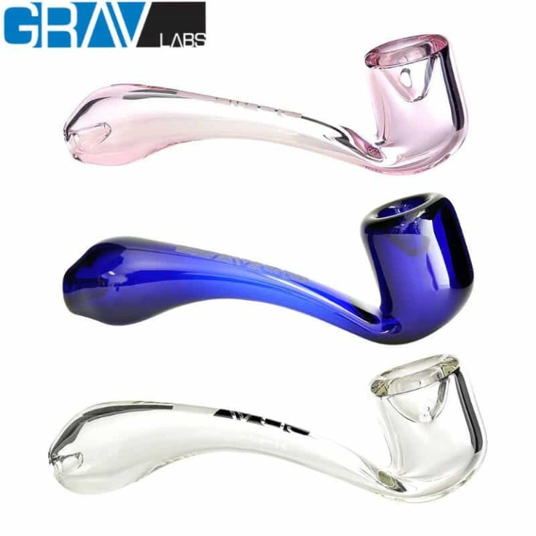 GRAV® 4" Sherlock Hand Pipe - Assorted Colors - It's 4:20 Somewhere