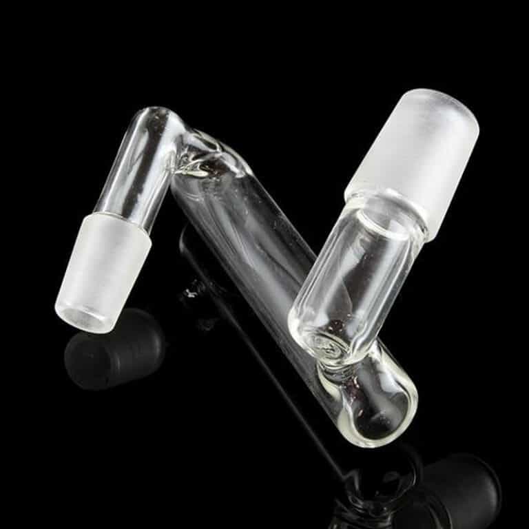 420º Below | Glass Male To Male Drop Down Adapter - 19mm to 14mm ...