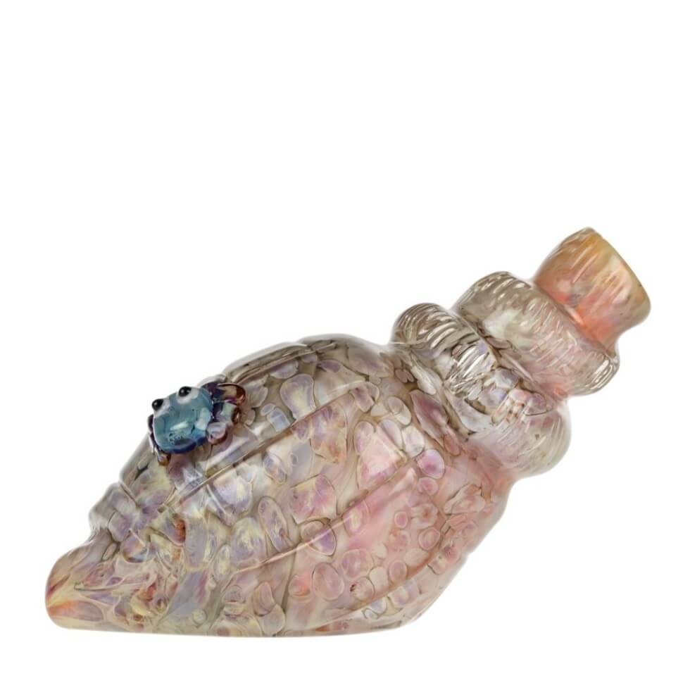 Whimsical Conch Shell Glass Hand Pipe - Aurora Delight - It's 4:20 ...
