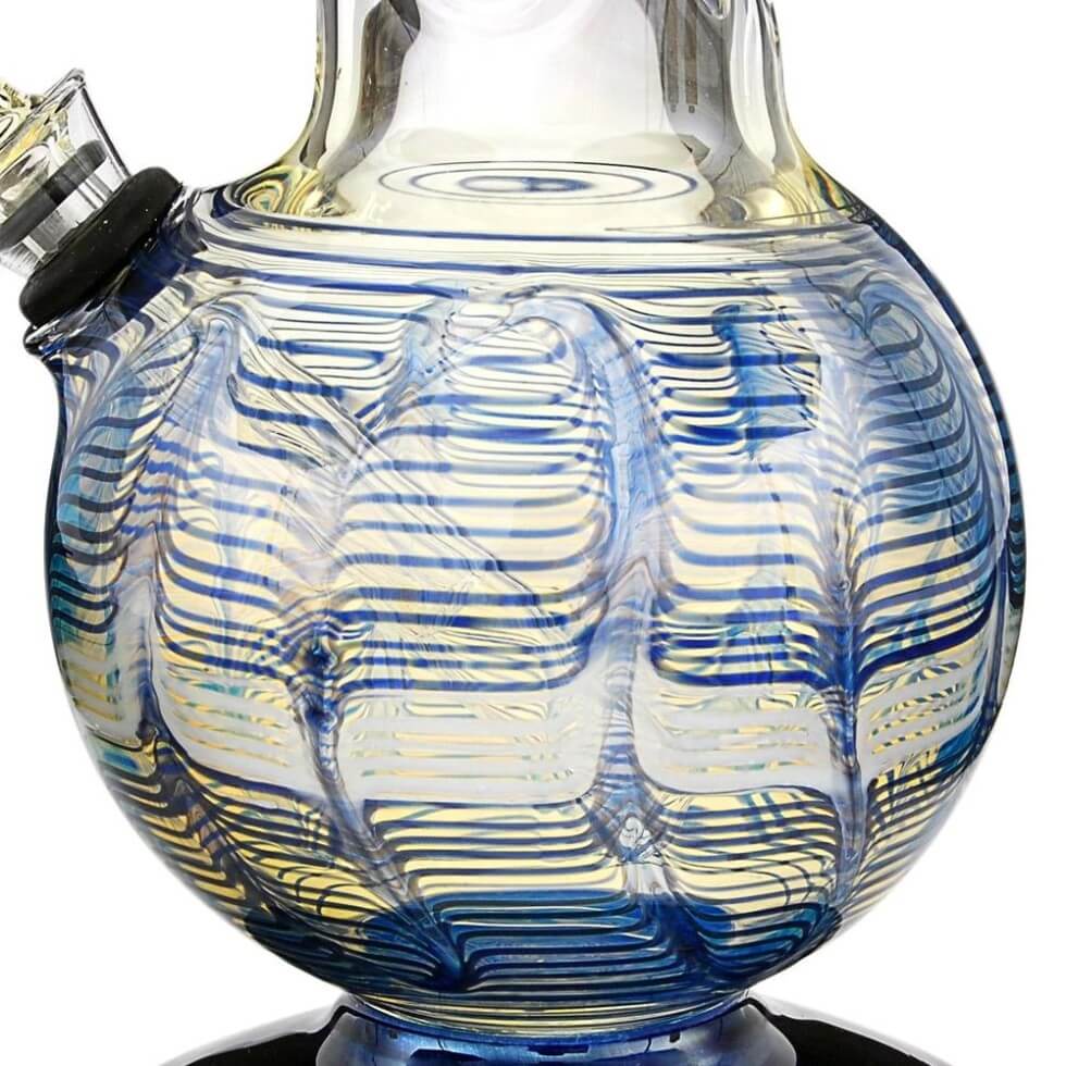 420º Below | USA Straight Neck Raked Glass Egg Water Pipe w/ Ice ...