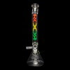 ROOR Classic 18" Beaker Bent Neck - Rasta - It's 4:20 Somewhere