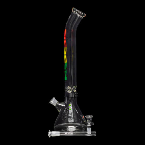 ROOR | Classic 18" Beaker Bent Neck - Rasta | Elevate Your Experience ...