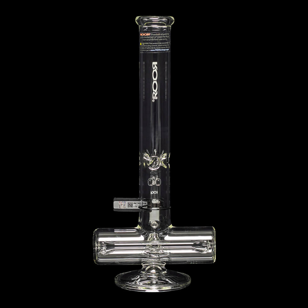 ROOR Tech 18" Inline Water Pipe - White - It's 4:20 Somewhere