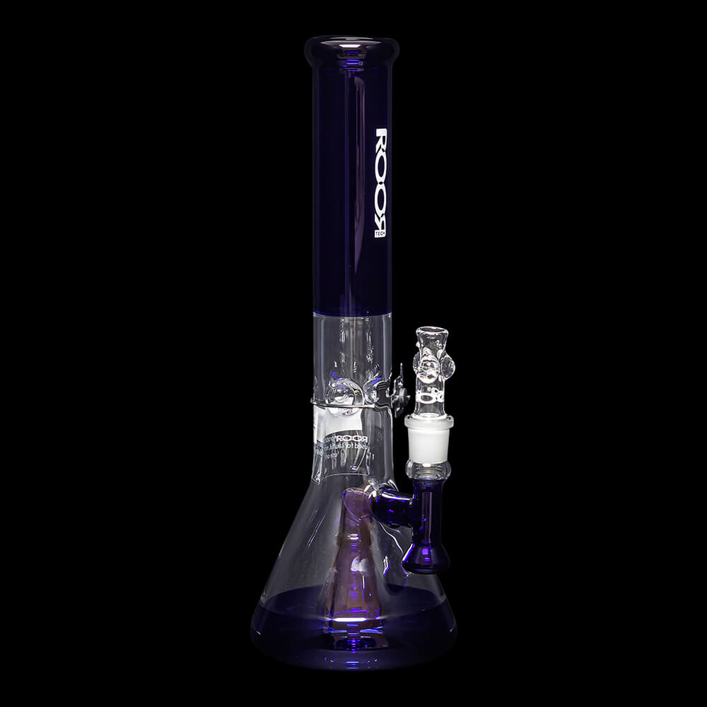 ROOR Tech | Mini 14" Fixed Stem Beaker 45mm x 5mm - Blue & Clear ...