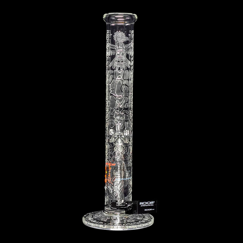 ROOR | Custom 14" Water Pipe "Aztec" Sandblasted & Flame Polish | The ...