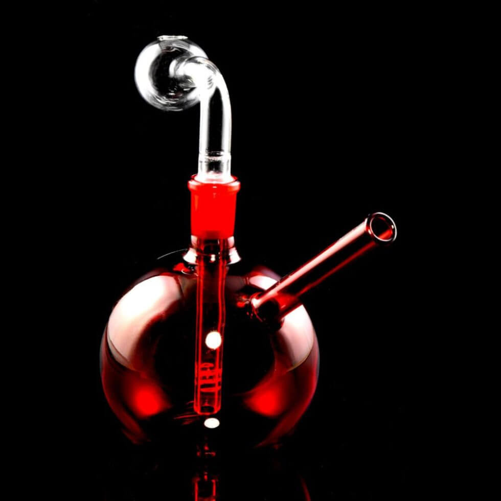 420º Below | Colored Glass Round Oil Burner Rig | Elevate Your Oil ...