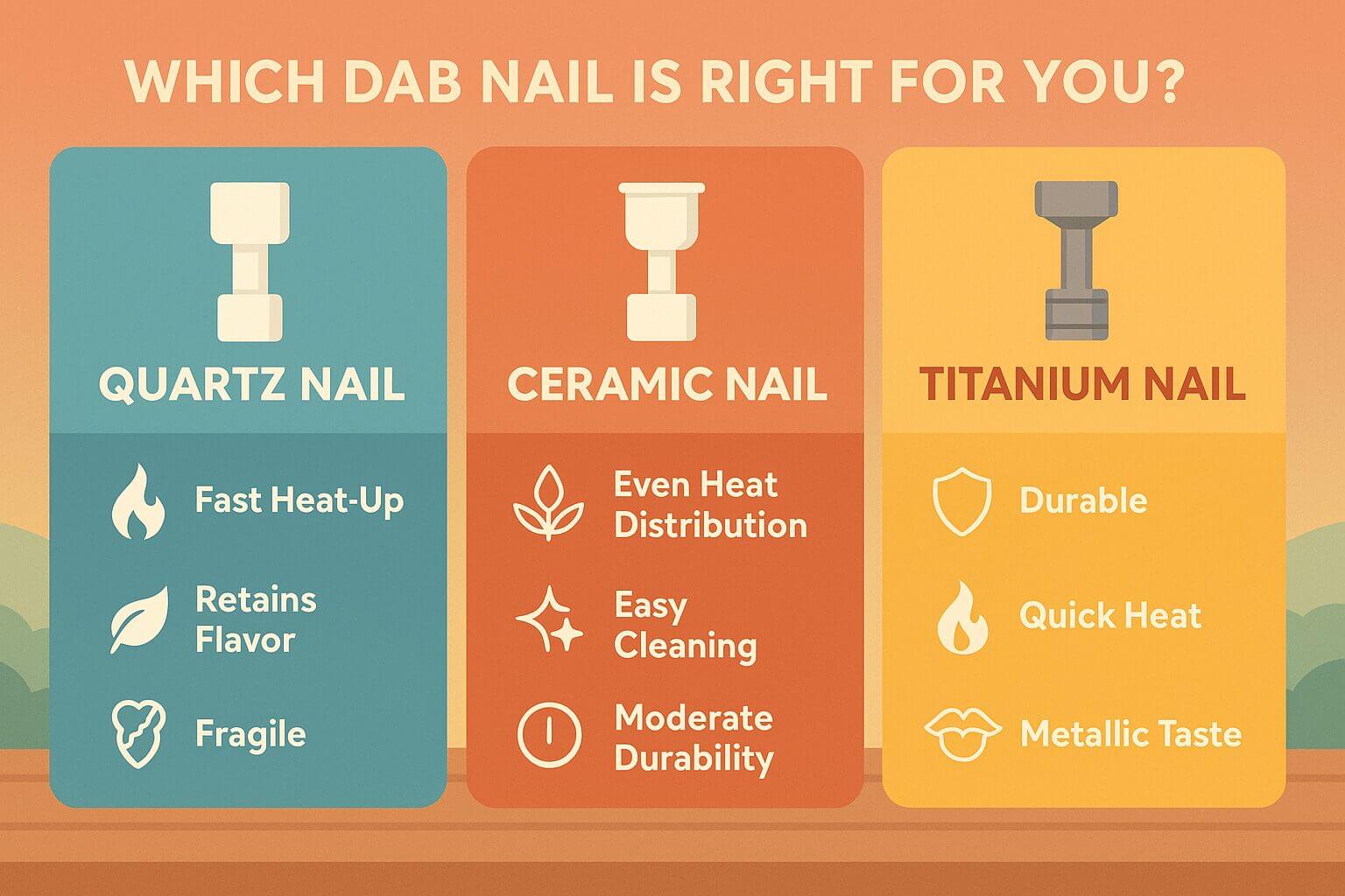 Quartz, Ceramic, or Titanium? Which Dab Nail Is Right for You? - It's 4 ...