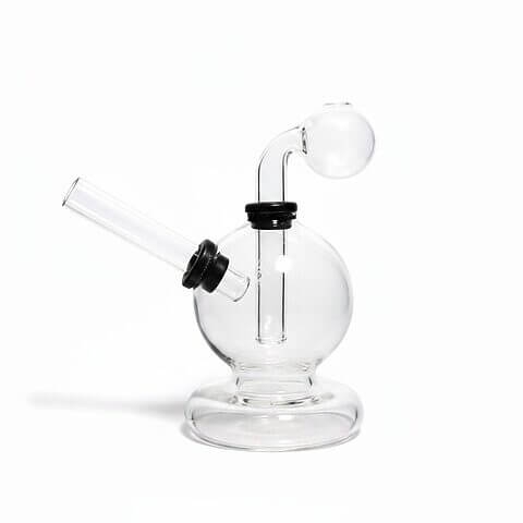 Clear Round Base Oil Burner Rig | 420º Below